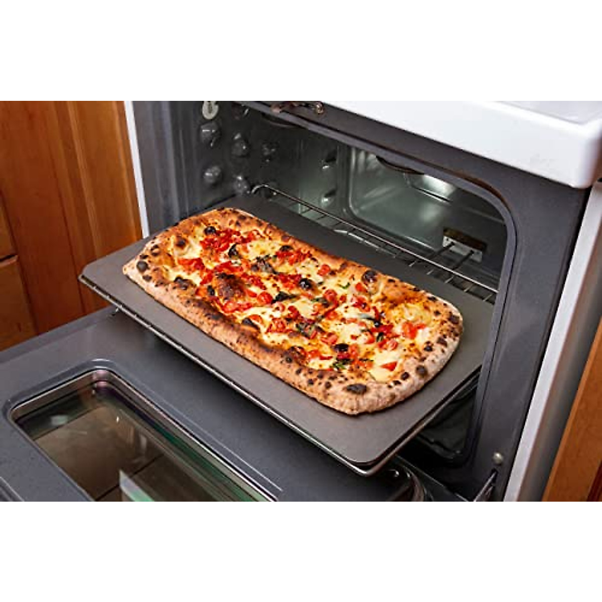 Darebuilt Metal Works Pizza Steel 22 inch x 14 - Durable Stone For Oven or Grill- Baking and Bread, Griddle Cooking (22 1/4 )