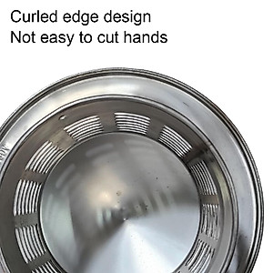 SOEKAVIA 6" Round Chimney Caps, Tapered Top Chimney Cap with Screen, All Weather Chimney Caps Roof Top Round Roof Vent, Perfectly Insulated Roof Vent Caps Vent Caps