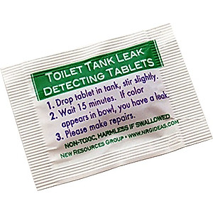 Toilet Leak Detecting Tablets - Dye Tablets for Bathroom Leaks - Detect Silent Leaks