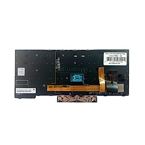 TellusRem Replacement Lenovo T480s Regular Black - US Non-Backlit Keyboard for Lenovo Thinkpad T480s, T490, E490, L480, L490, L380, L390, L380 Yoga, L390 Yoga, E490, E480