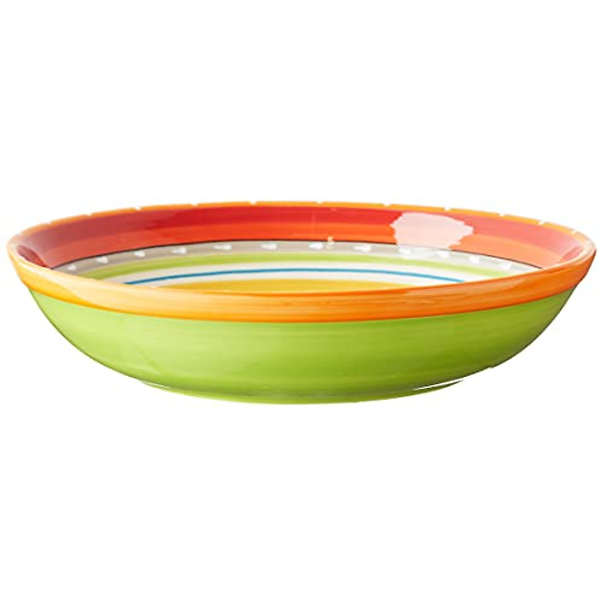Certified International Mariachi Serving/Pasta Bowl, 13.25" x 3", Multicolor