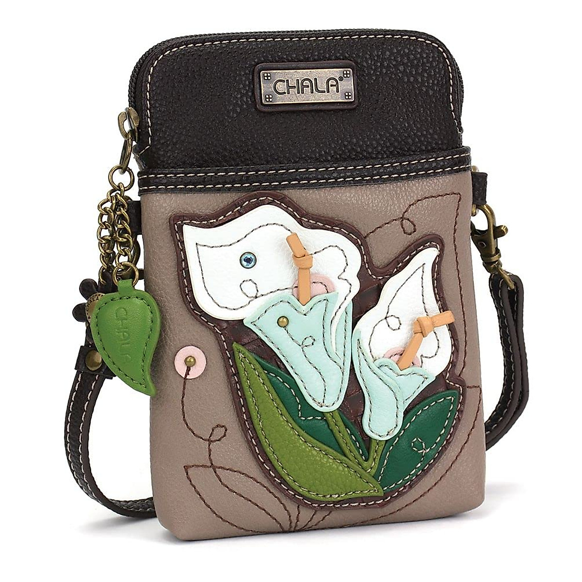 Chala Handbags Calla Lily Cellphone Crossbody Handbag