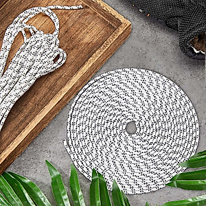 Woanger 2 Pcs Outdoor Patio Umbrella Cord Line Nylon Rope 40 ft Replacement String Parts for Patio Umbrella Base Outdoor Replacement Accessories(0.16'' Diameter)