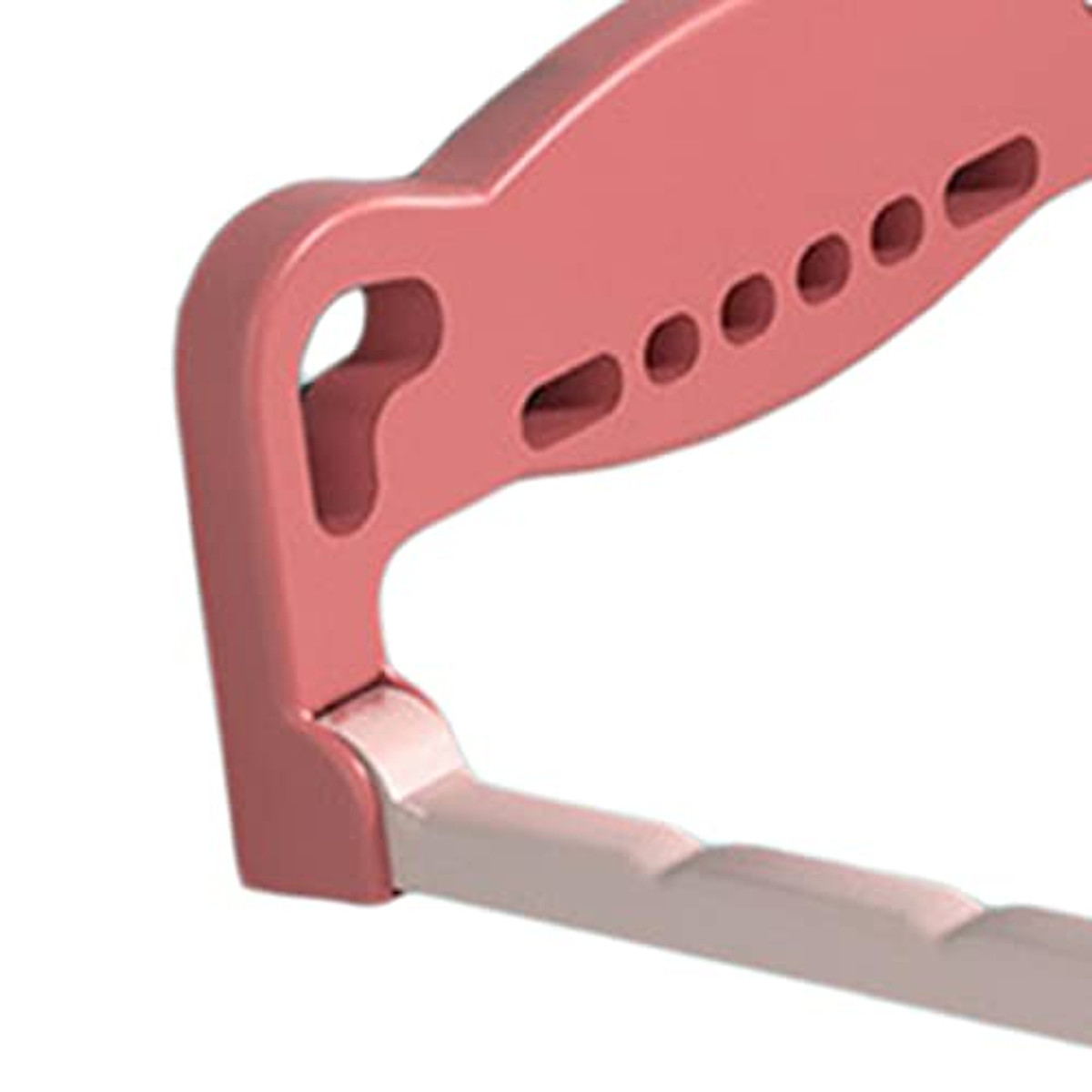 Gralara Foldable Washbasin Hanger, Wall Hanging Washbasin Stand,Waterproof, Punch Free Basin Storage Rack Washbasin Rack for Household Bathroom Toilet, Pink