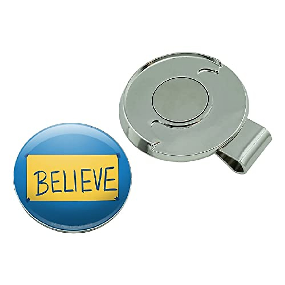 GRAPHICS & MORE Ted Lasso Believe Golf Hat Clip with Magnetic Ball Marker