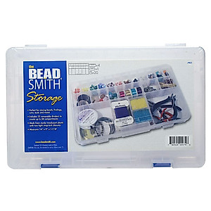 Beadsmith Plastic Organizer Box 14 x 9 x 1-7/8"