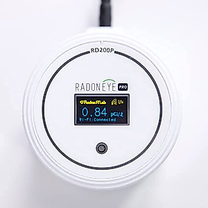 Ecosense RD200P RadonEye Pro, Certified Digital Radon Monitor for Professionals, Easy Report Generation, User Friendly App,Dashboard,Report All-in-One Package