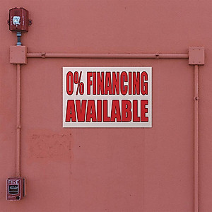 Decal Stickers Multiple Sizes 0% Financing Available Auto Body Shop Car B Industrial Vinyl Safety Sign Label Business 20x14Inches