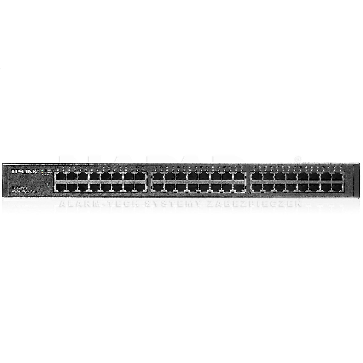 TP-Link 48-Port Unmanaged Gigabit Ethernet Switch, Steel Case, 19-inch Rack-Mount(TL-SG1048)