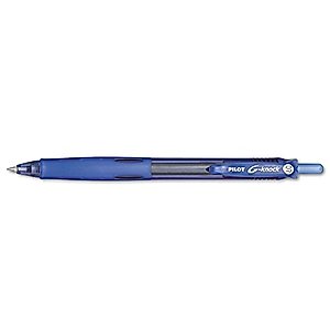 PILOT 31507 Rolling Ball Pen,Gel Ink,Refill.,Fine Pt,Blue Ink/Barrel