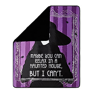 Spirit Halloween Lydia Beetlejuice Sherpa Fleece Blanket