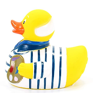 Yarto Famous & Historical Rubber Duck Bath Toys | Educational | Child Safe | Tested for Ages 0+ | Collectable | Party Favors | Cake Toppers (Picasso)