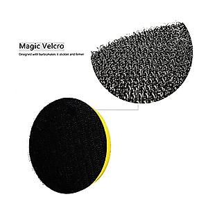 Meraviglie Stella Car Polishing Pads Kit 31 Pcs 3 Inch Foam Buffing Pad with Drill Suction Cups Attachment for Auto Polisher Waxing Sealing Glaze Automotive Care Clear Tools Accessories