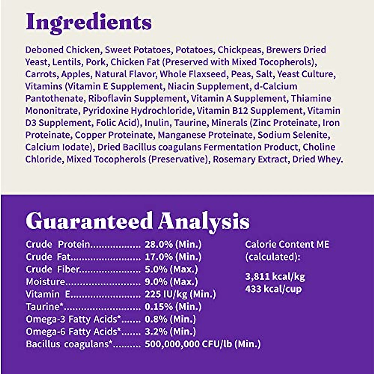 Halo Holistic Small Breed Grain Free Cage-free Chicken & Sweet Potato Recipe 3.5 lb