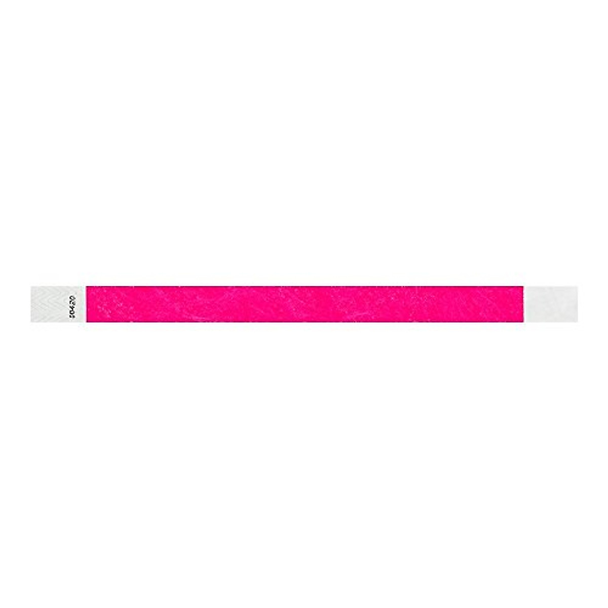 WristCo Neon Pink Tyvek Wristbands for Events - 500 Count ¾” x 10” - Waterproof Recyclable Comfortable Tear Resistant Paper Bracelets Wrist Bands for Concerts Festivals Admission Party Tours