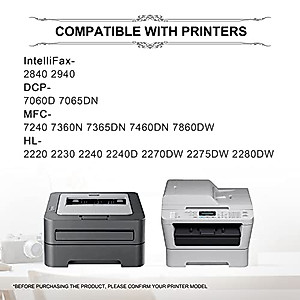 MANDBOY Compatible Replacement for Brother TN-420 TN420 Toner-Cartridge (Black), Work with DCP-7060D IntelliFax-2840 2940 HL-2220 MFC-7360N Printer Cartridge, 1-Pack