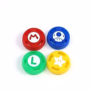 Silicone Analog Thumb Stick Grips Caps Joystick Cap Cover for Switch NS Joy-Con Controller Sticks Skin Joy Con Caps for Pokemon Pokeball Go (A)