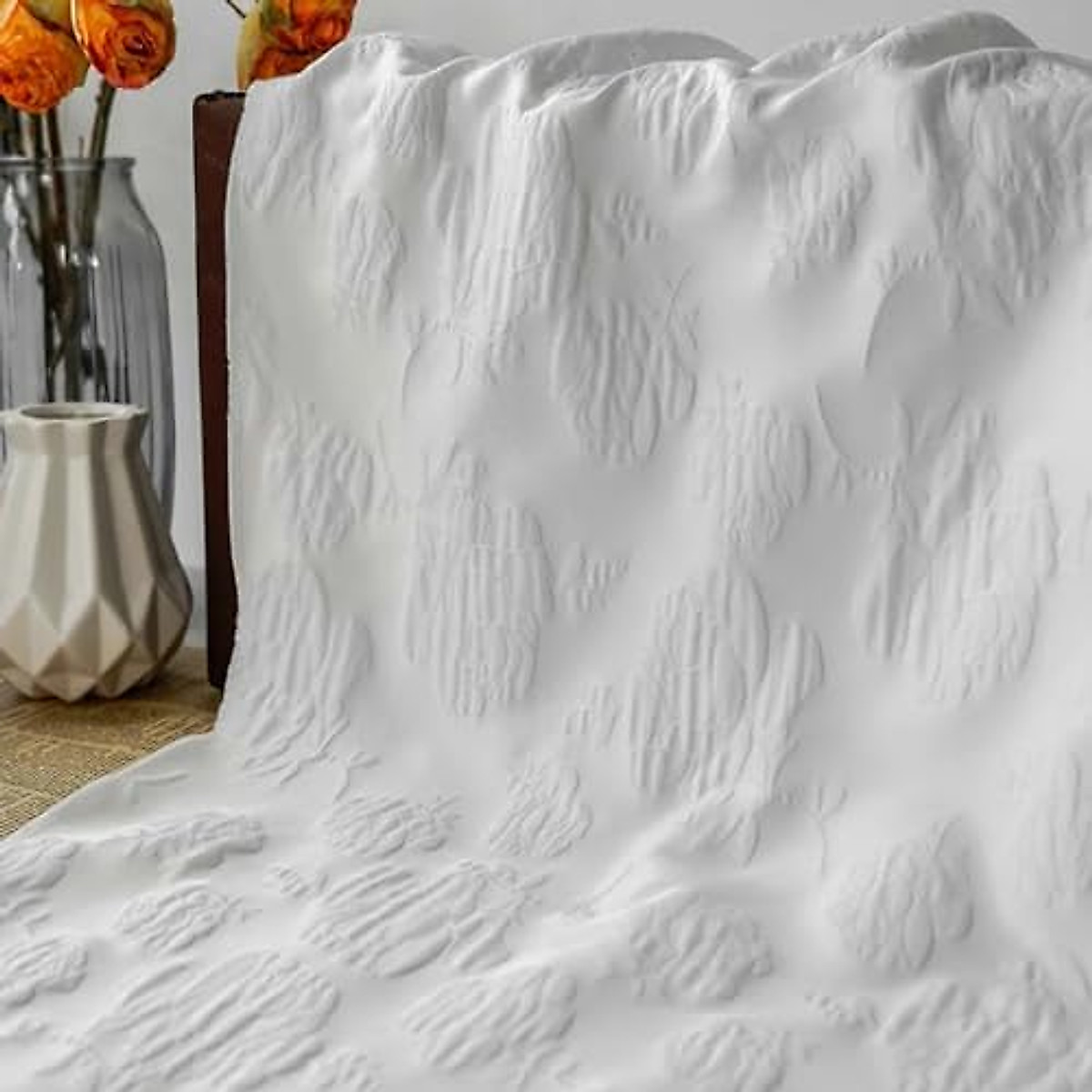 XMTXZYM 2 Meter Yarn Dyed Jacquard Fabric Women's Spring Autumn Dress Decorative Sewing Fabric