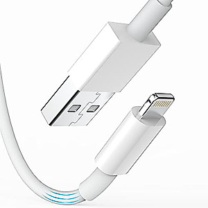 [Apple MFi Certified] iPhone Charger 3 ft 4 Pack, Lightning to USB Cable 3 Foot,Fast iPhone Charging Cables Cord for iPhone 13 Pro Max/12 Mini/11/XR/Xs/X/8/7/6/iPad Pro/Air/Mini-3 Feet White
