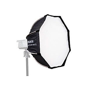 Aputure amaran Light Dome Mini SE Softbox Quick-Setup Compact Bowens Mount Octagonal Softbox Soft Light Modifier for Video Light amaran 150c 300c amaran 60/100/200