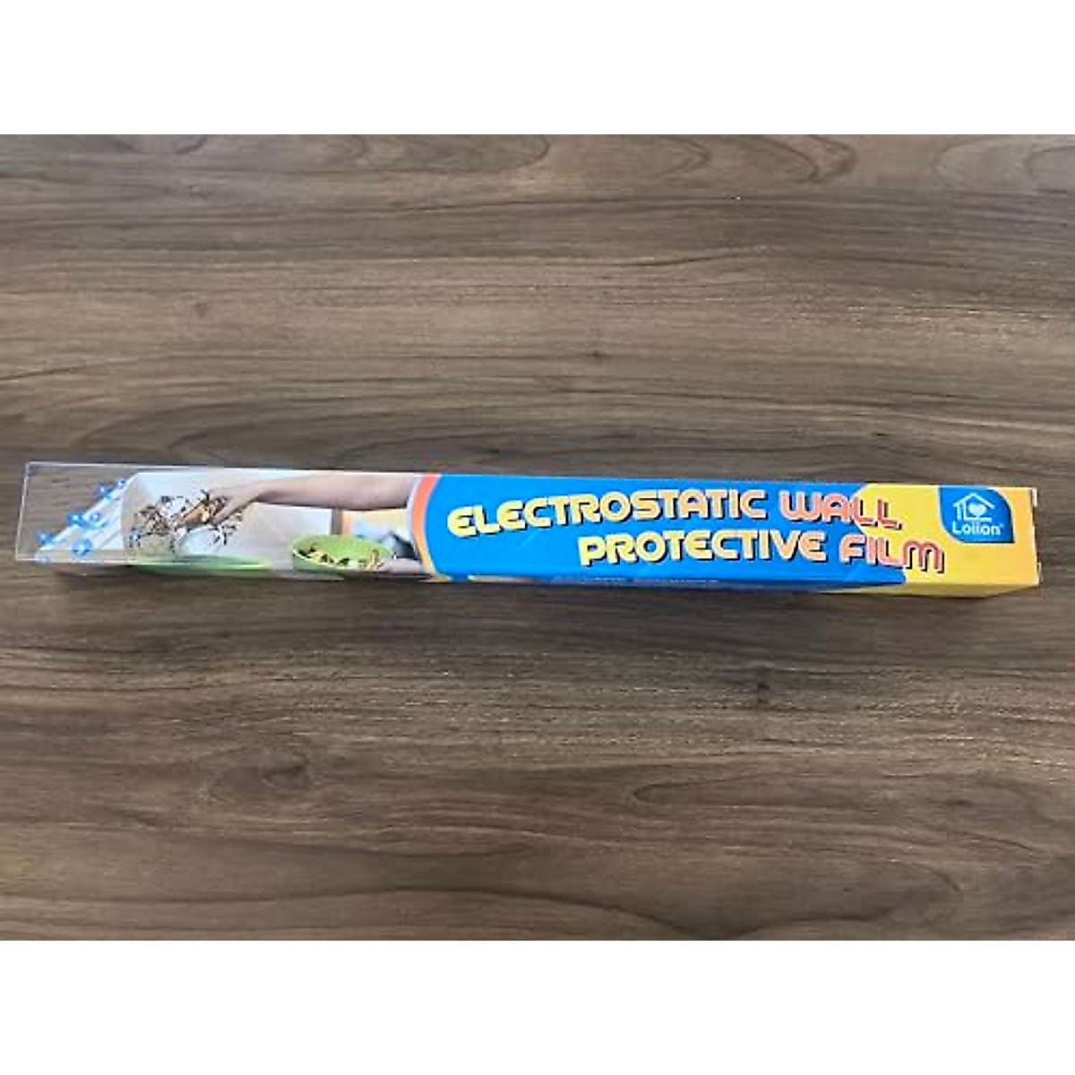 Clear Wall Protector, Electrostatic Wall Protective Film, Transparent Static Cling Plastic Stickers for Kitchen & Office from Bin, Chair Back, Furniture, Door, Dog, Cat 6.6 ft