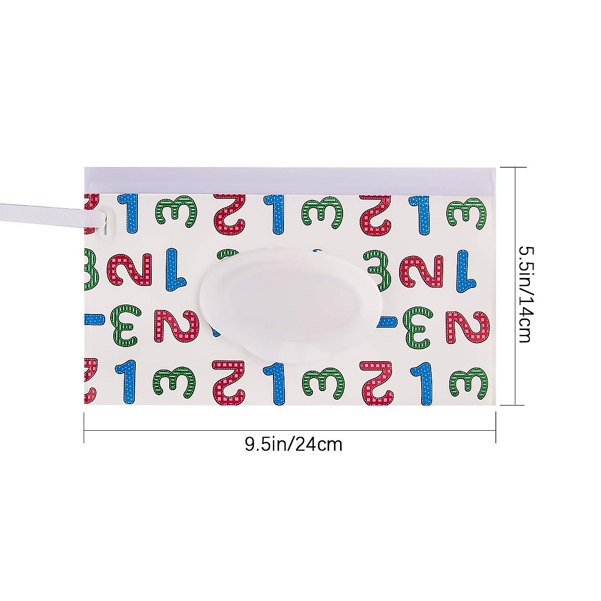 LUTER 4pcs Wet Wipe Pouch Portable Clamshell-Style Baby Wipe Holder, Reusable & Refillable Baby Wipe Carrying Bags for Travel Supplies, Daily Usage (25× 13.5 cm/9.8×5.3inch)