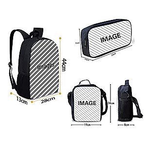 STUOARTE 3D Frog Backpack for School, Kids Backpack with Lunch Box 17 Inch Large Capacity Bookbag Kids School Backpack Set with Lunch Box Pen Holder Case, Lightweight Schoolbag for Children