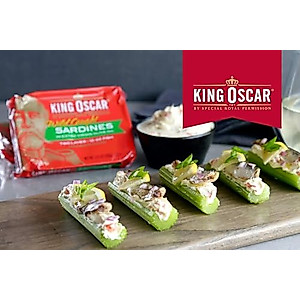 King Oscar Sardines Extra Virgin Olive Oil, 3.75-Ounce Cans (Pack of 12)