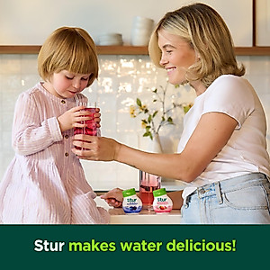 Stur Liquid Water Enhancer | Summer Variety Pack | Naturally Sweetened | Sugar Free | Zero Calories | Keto | Vegan | 5 Bottles, Makes 120 Drinks