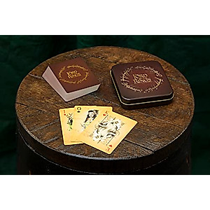 Paladone The Lord of The Rings Playing Cards Standard Deck with Embossed Tin
