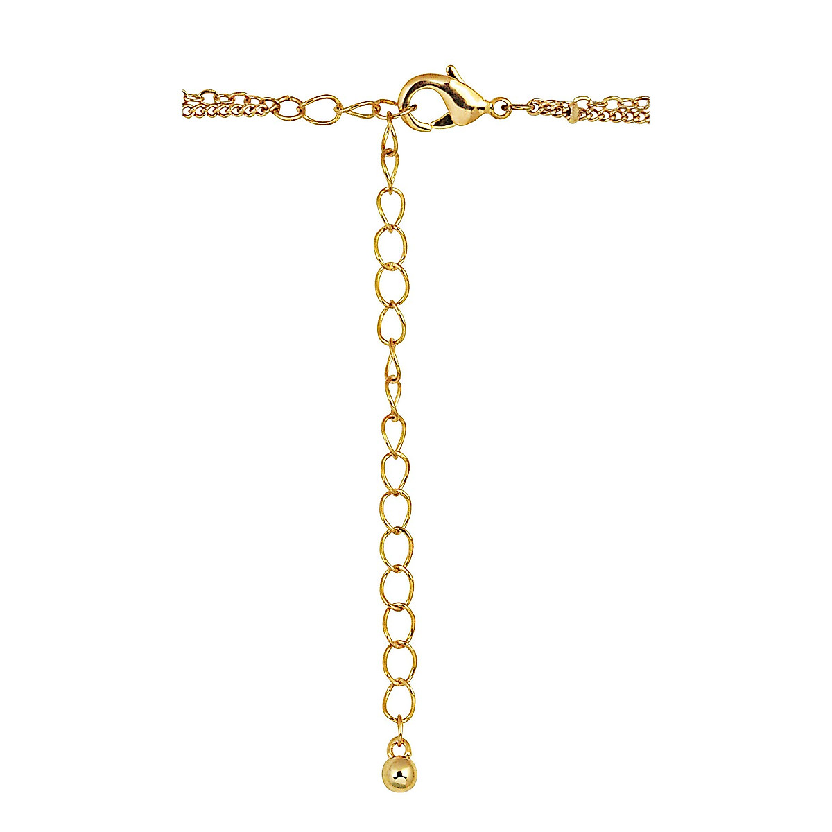 American Coin Treasures Double Chain Necklace Widow's Mite Coin Pendant with Mustard Seed Charm | Saturn Style 18 and 16 Inch Goldtone Chain | Certificate of Authenticity