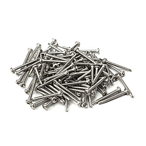 THE CIMPLE CO #8 Size, 1 1/2" Length (38mm) - Self Tapping/Drilling Screw - 410 Stainless Steel (Exceptional Wear and Very Corrosion Resistant) - Phillips Pan Head - 100pcs