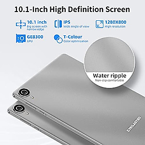 TECLAST 10.1 inch Tablets Android 12, 4GB RAM+64GB ROM(TF 1TB), P25T Wi-Fi 6 Android Tablet, 2.4G/5G WiFi, 1.8Ghz Quad-core CPU, 800x1280 IPS, Bluetooth 5.0, Dual Cameras, 6000 mAh, Stereo, Type-C