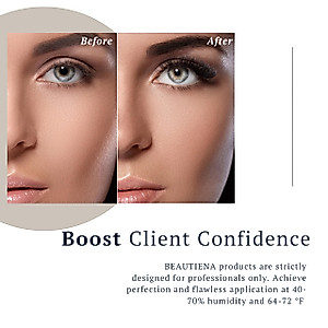 All New Professional Eyelash Extension Glue by BEAUTIENA – 7 Weeks Retention 1.0-2.0 Secs. Drying Time Semi-Permanent Long Lasting Lash Glue Eyelash Glue 0.17 Oz. (5ml) / Never for Self-Application