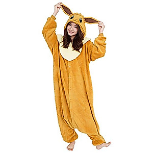 SAZAC Kigurumi - Pokemon - Eevee - Onesie Jumpsuit Halloween Costume
