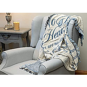 Dicksons No Tears in Heaven Memorial 46 by 68 in All Cotton Tapestry Throw Blanket
