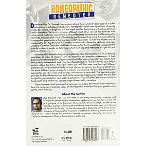 Homeopathic Remedies: A Quick and Easy Guide to Common Disorders and Their Homeopathic Treatments