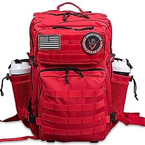 Ninja Viking Gym Backpack for Men and Women (RED)