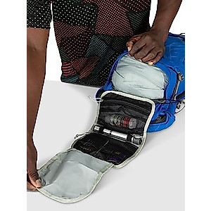 Osprey Raptor 14L Men's Biking Backpack with Hydraulics Reservoir, Postal Blue, One Size