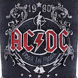 Nemesis Now Officially licensed ACDC Back in Black Shot Glass,8.5cm