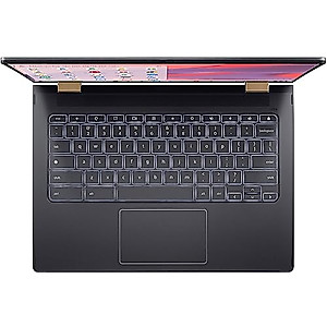 Acer Chromebook Spin 714 2-in-1 Laptop 14in FHD+ IPS Touchscreen 13th Generation Intel 10-core i5-1335U Beats i7-1255U 8GB RAM 256GB SSD Backlit USB-C Thunderbolt Sleeve ChromeOS Silver + HDMI Cable