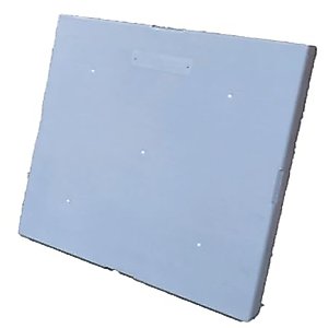 DuctlessAire Equipment Pad - Ductless Mini Split Air Conditioner Heat Pump Condenser Pads - Anti-Slip Outdoor Ground Mounting Base for HVAC Unit - Outdoor Condenser Unit Pad (32" W x 32" L x 3" H)