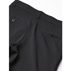 PGA TOUR Big Boy's Comfort Stretch Flat Front Golf Short, Caviar, Medium (10-12)
