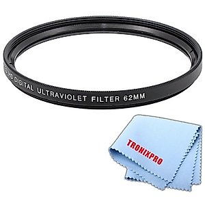 62mm Pro Series Multi-Coated High Resolution Digital Ultraviolet Filter for Sigma 18-250mm F3.5-6.3 DC Macro OS HSM, Sigma 70-300mm f/4-5.6 DG OS Lens, Sigma 18-200mm f/3.5-6.3 II DC OS HSM Lens