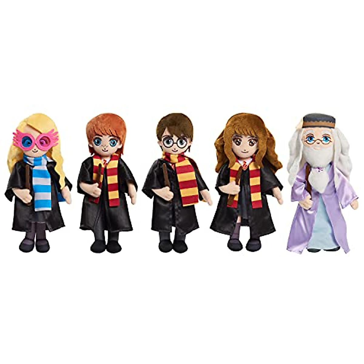 Harry Potter™ 8-Inch Spell Casting Wizards Luna Lovegood™ Small Plushie with Sound Effects, Kids Toys for Ages 3 Up by Just Play