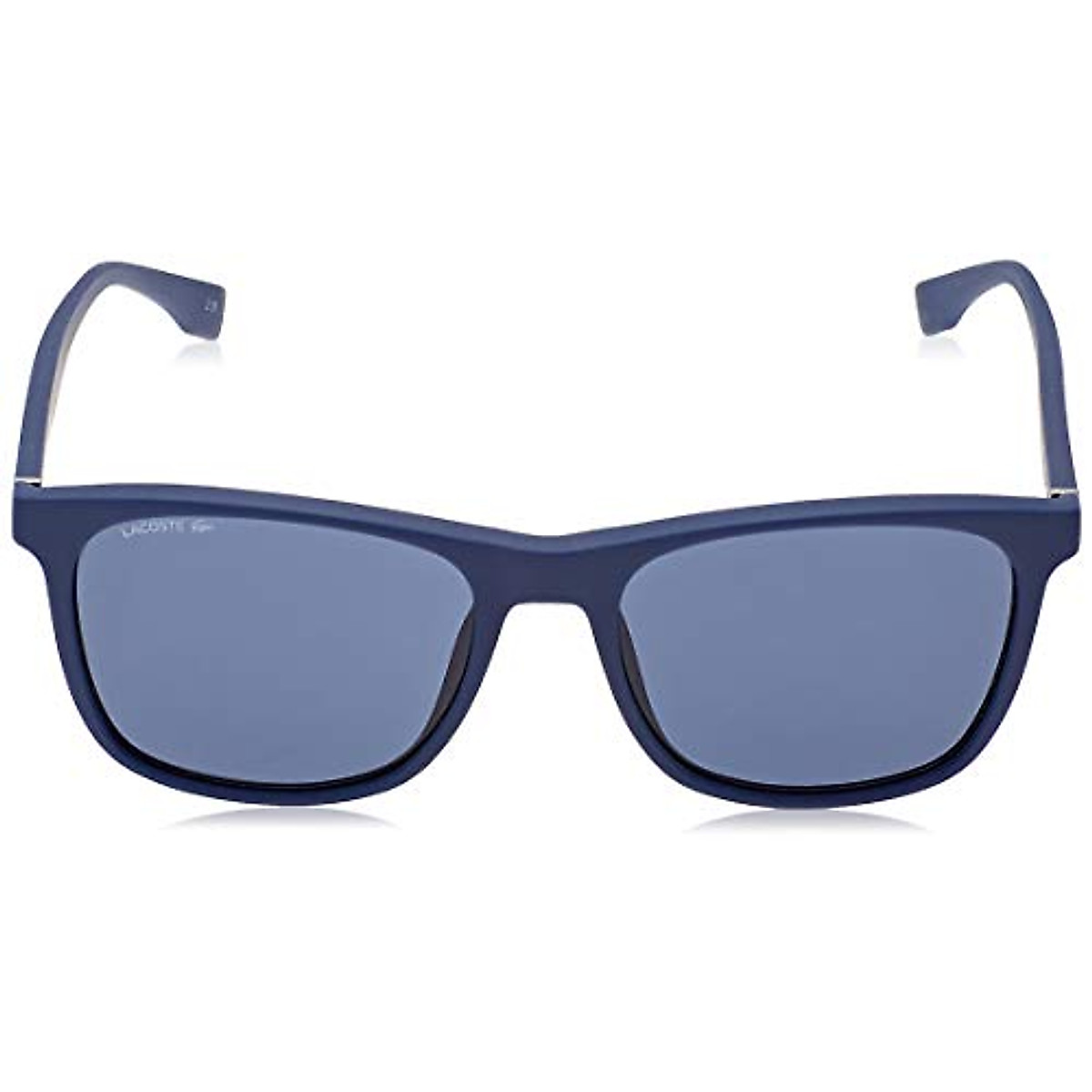 Lacoste Men's L860S Rectangular Sunglasses, Matte Blue/Blue, 56 mm