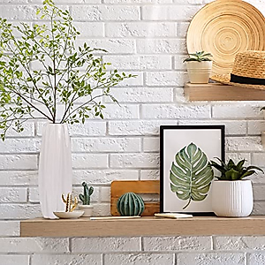 CEWOR Faux Branches Artificial Plants 2PCS 43.3 Inch Green Nandina Faux Plants for Wedding Shop Garden Office Home Décor Greenery Stems for Vase