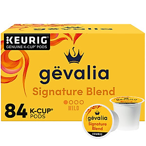 GEVALIA Signature Blend Coffee, Mild, K-CUP Pods, 84 Count