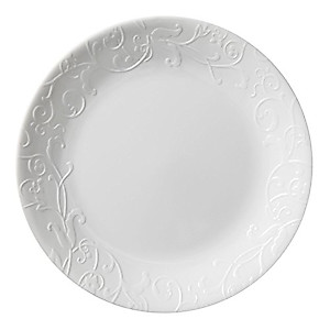 Corelle Embossed Bella Faenza 8.5" Lunch Plate (Set of 4)