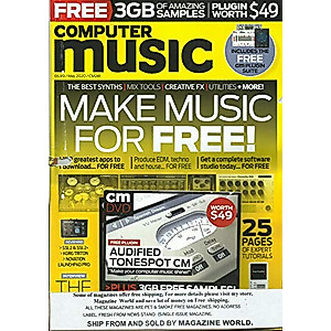 COMPUTER MUSIC MAGAZINE, MAKE MUSIC FOR FREE ! (FRONT COVER PAGE DAMAGED.